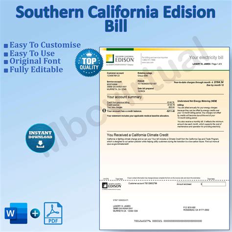 Southern California Edison Bill Mbcvirtual