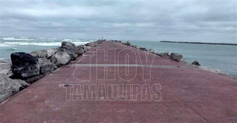 Hoy Tamaulipas Permanece Cerrada La Escollera De Playa Miramar Por