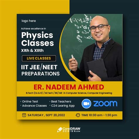 Leaflet Design For Coaching Center