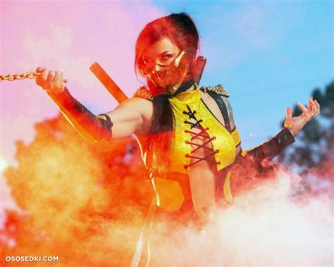 Model Alex Zedra Alex Zedra In Cosplay Scorpion From Mortal Kombat