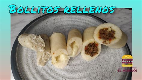 cómo preparar bollos de harina de maíz rellenos YouTube
