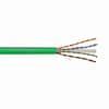 Syston Cable Technology 1000 Ft Green 23 4 Solid CU CAT 6E CMP Plenum