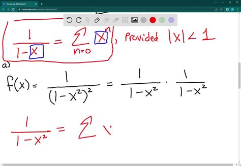 solved assume each of the following functions has a power series expansion determine the