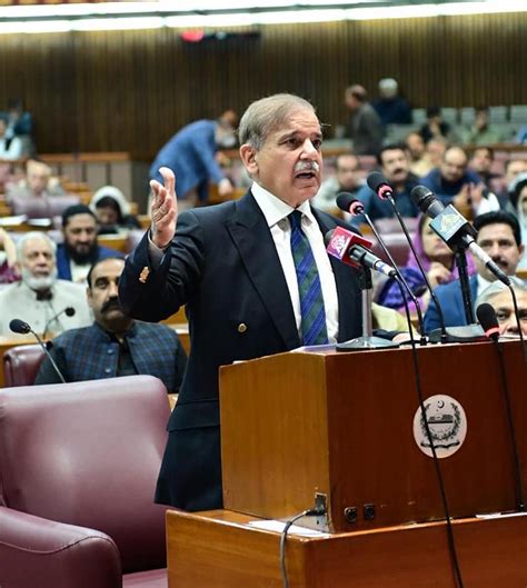 Prime Minister Muhammad Shehbaz Sharif Addresses The National Assembly