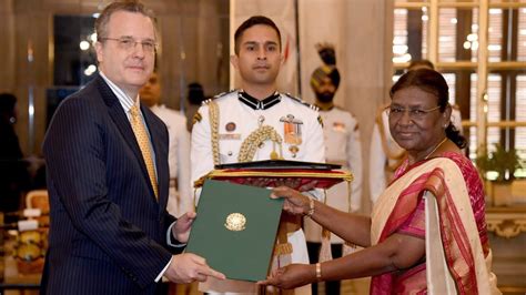 Envoys Of Six Nations Present Credentials To The President Of India