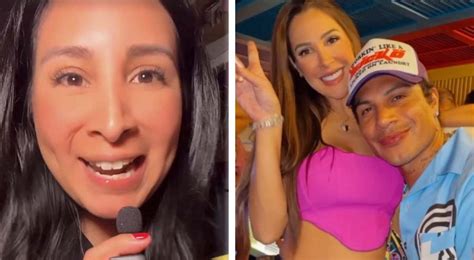 Paolo Guerrero Kathy Sheen al ver al futbolista mostrándose feliz en