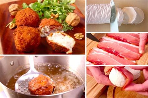 Le Crottin De Ch Vre Frit Au Jambon Cru La Recette