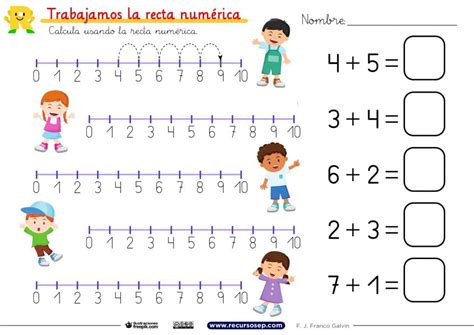 sumas recta numérica 001