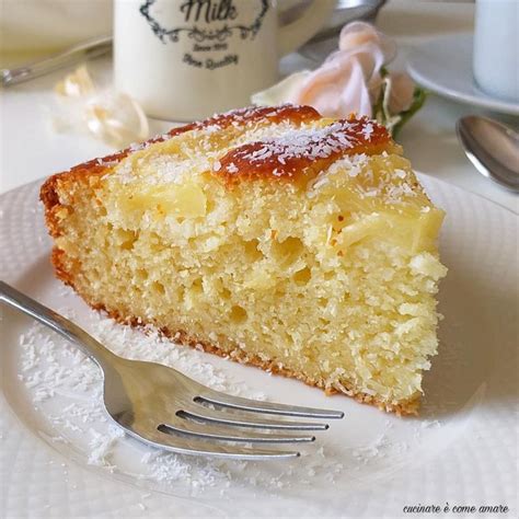 TORTA DOLCE AL COCCO mela ricotta Cucinare è come amare