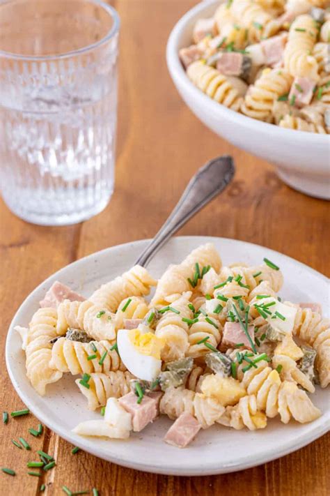 Klassischer Nudelsalat Mit Mayo Einfach Wie Von Oma