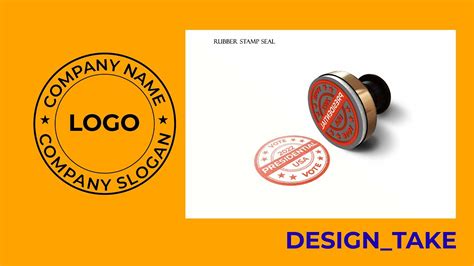Rubber Stamp Seal Design Rubber Stamp Design Illustrator