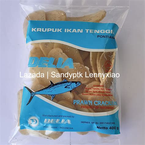 Kerupuk Ikan Tenggiri DELIA Sahang Krupuk Biji Lada Hitam Pontianak