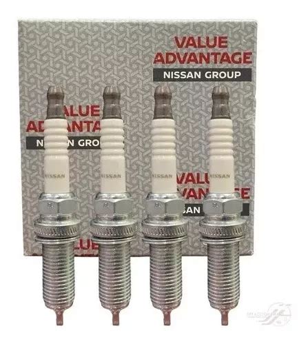 4 Bujias Iridium Originales Nissan Versa March 2012 2021 Cuotas Sin