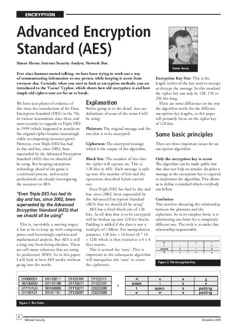 pdf advanced encryption standard aes sandeep kondepati