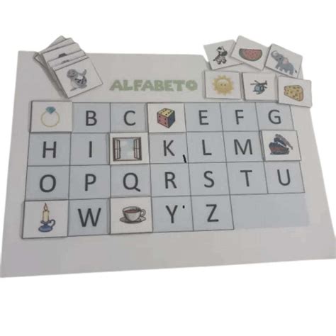 Alfabeto Pareamento de Letras e Imagens BmB Terapêuticos