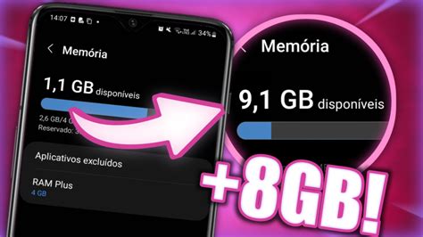 8GB Como AUMENTAR a MÉMORIA RAM do celular Android TECNOAGE
