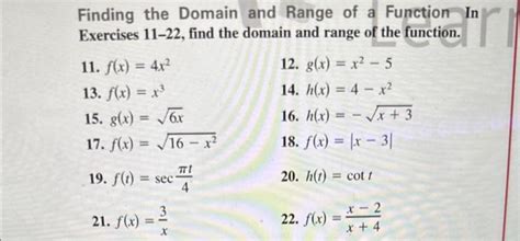 solved finding the domain and range of a function in