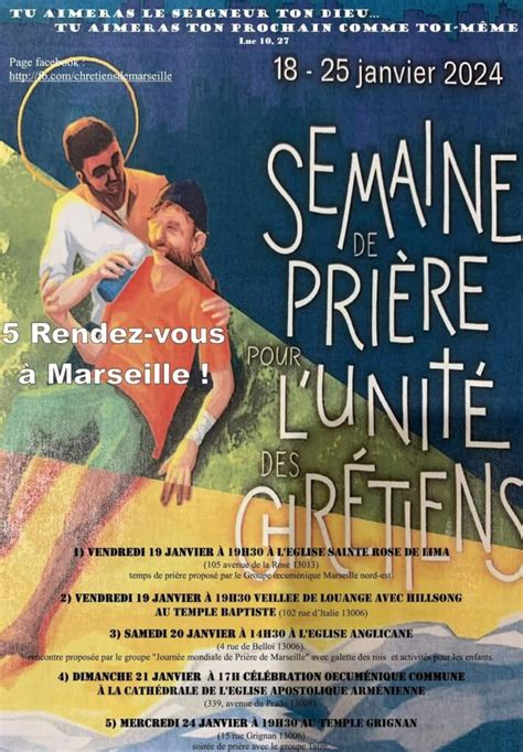 Programme De La Semaine De Pri Re Pour L Unit Des Chr Tiens Dioc Se