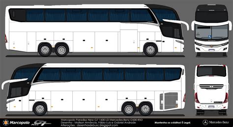 Desenhos De Ônibus SC Marcopolo Paradiso New G7 1600 LD