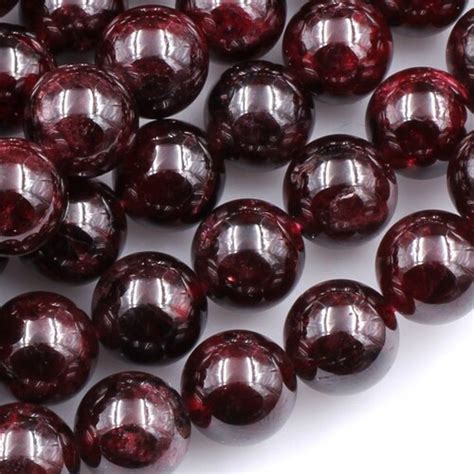 Natural Red Garnet 3mm 4mm 6mm 8mm 10mm 12mm 13mm Round Beads Etsy