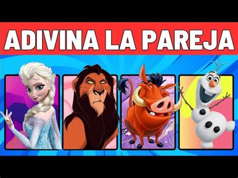 ADIVINA LA PAREJA Solo Unos POCOS LO LOGRAN TE ATREVES A EMPAREJAR