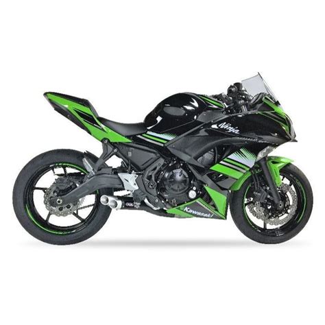 Ligne complète IXIL DUAL HYPERLOW XL BLACK EDITION pour Kawasaki Z650