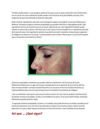 Manchas Oscuras En La Piel PDF