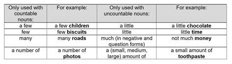 Countable And Uncontable Nouns Ficha Interactiva Y Descargable