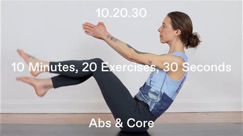 10 Mins Express Abs Pilates Home Workout Lean Tone Sculpt Abs