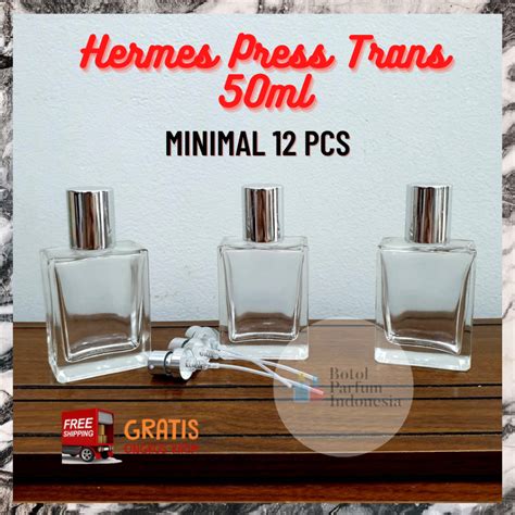 Jual BOTOL PARFUM HERMES 50ML PRESS BOTOL PARFUM KOSONG HERMES