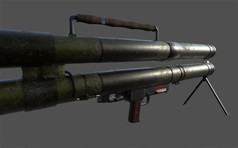 D Model Rocket Launcher Fhj Vr Ar Low Poly Cgtrader