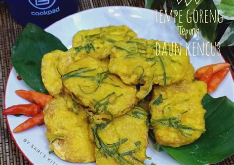 Resep Tempe Goreng Tepung Daun Kencur Oleh Sari S Kitchen Cookpad