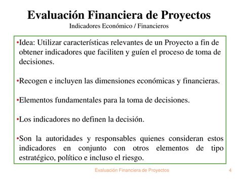 PPT Evaluación Financiera de Proyectos PowerPoint Presentation free