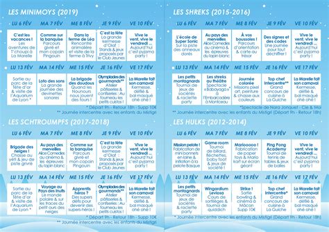 La Marelle Les vacances dhiver 2023 Communauté de communes du
