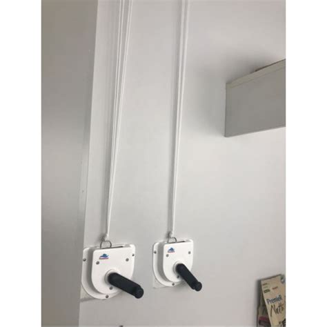Varal Manivela em Alumínio 100cm Branco 10 Varetas