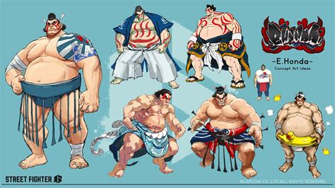 E Honda Concept Art Ideas Street Fighter 6 Art Gallery