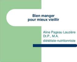 Bien manger pour mieux vieillir Aline Pageau Lauzière Dt P M A