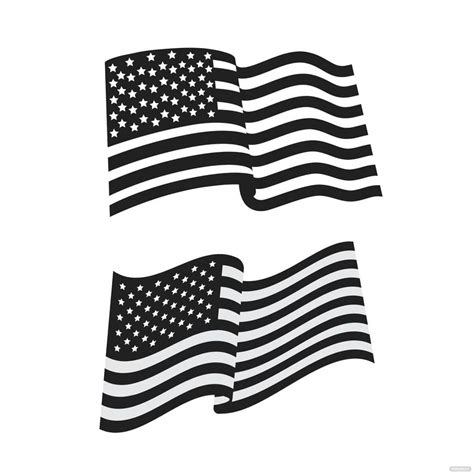 Waving American Flag Svg American Flag Svg