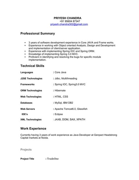 Priyesh Cv Updated Pdf