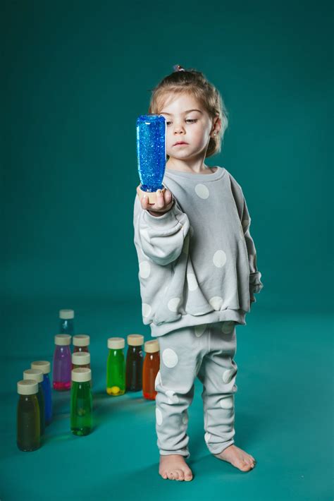 Bouteilles Sensorielle Flottante Orange Alt Petite Enfance