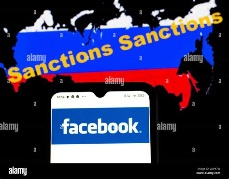 In This Photo Illustration The Facebook Logo Is Displayed On A