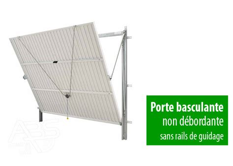 Porte De Garage Basculante Non Debordante Sans Rail Au Plafond Bois