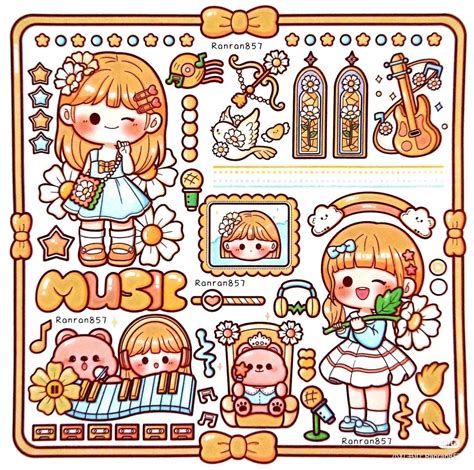 Korean Stickers Anime Stickers Kawaii Stickers Printable Stickers