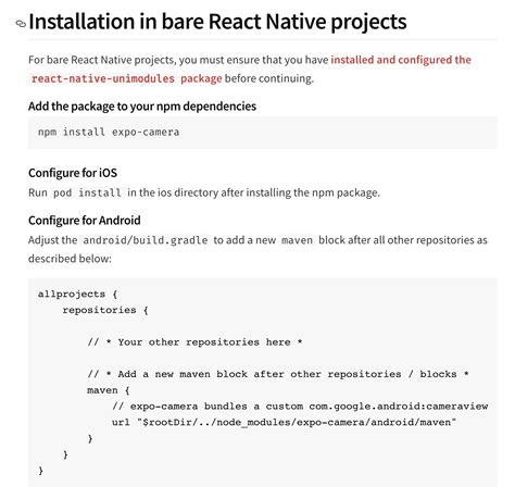 reactjs how to use expo libraries in a react native bare app my xxx hot girl