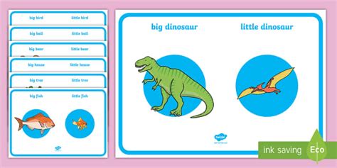 Big And Small Comparison Display Posters Twinkl