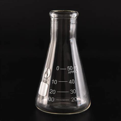 Ml Safe Glassware Laboratory School Research Supply Glass Erlenmeyer