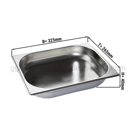High Quality Stainless Steel Standard Food Pans Gastronorm Food