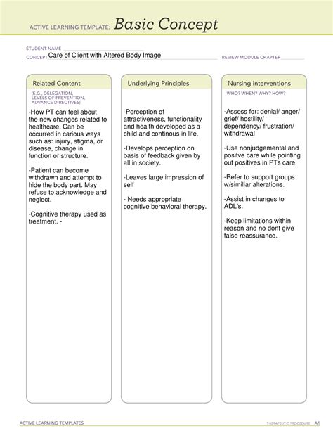 Ati Basic Concept Template