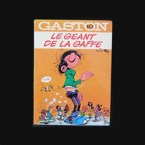 Bande dessinée GASTON 10 Le Géant de la Gaffe Dupuis 1977