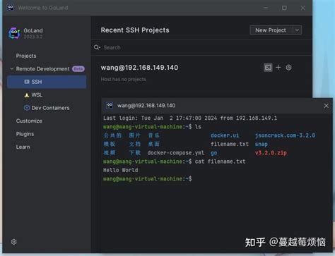 GoLand远程开发IDE使用SSH远程连接服务器进行云端编程 知乎
